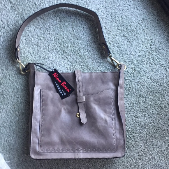 Nino BOSSI | Bags | Nino Bossi Leather Handbag | Poshmark